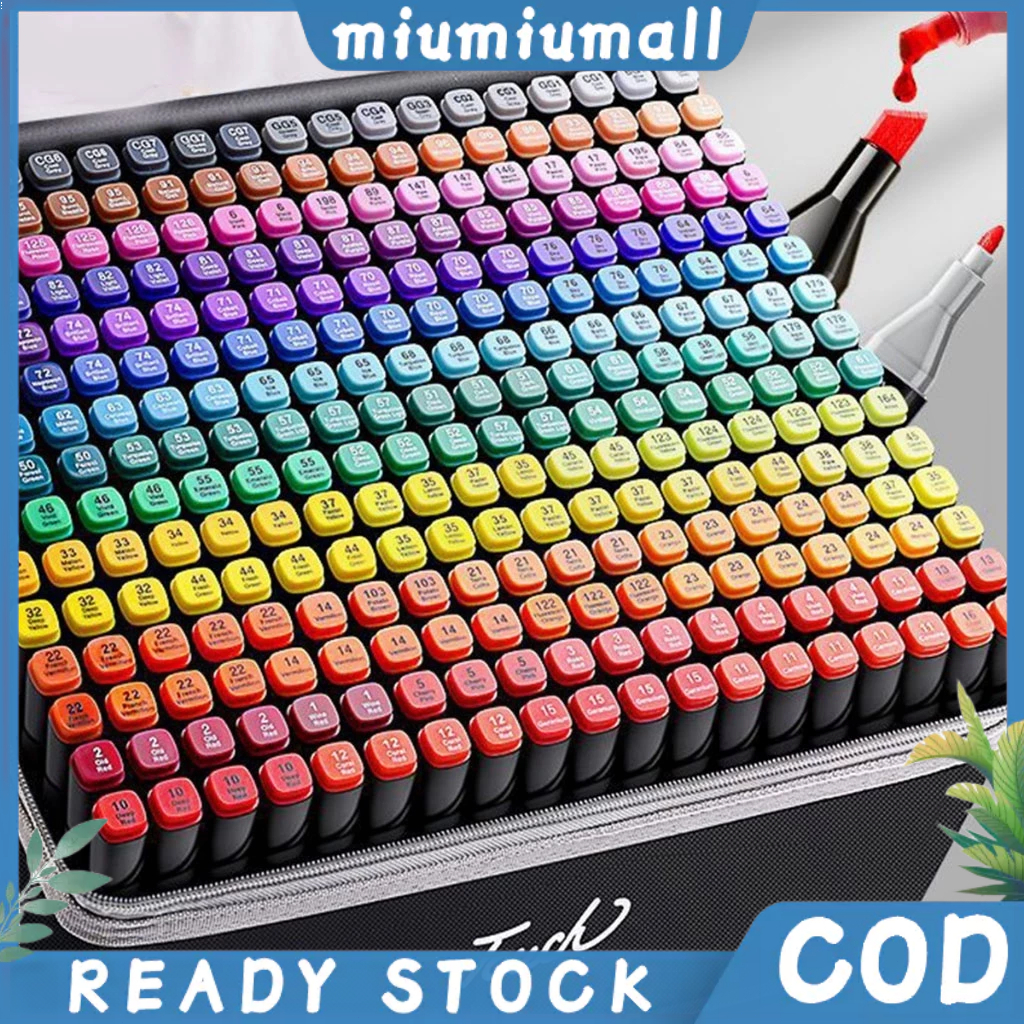 Jual 【COD】Touch 204/168/120 Warna Sketsa Spidol Umum General Marker Set ...