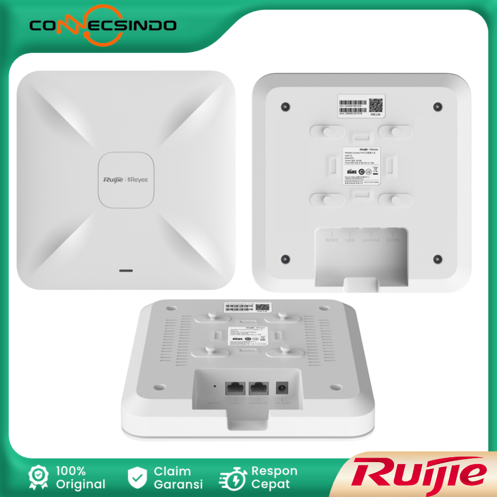 Jual Access Point Ceiling Plafon RUIJIE RG-RAP2200E Indoor | Shopee ...
