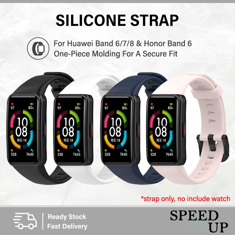 Jual Huawei Band 6 7 8 9 10 Soft Silicone Strap Honor Band 6 ...