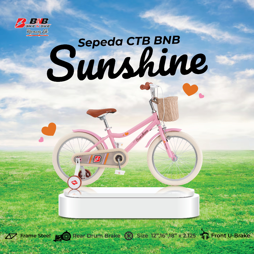 Jual [VINTAGE] Element Sepeda Anak CUPCAKES - SPRING SIZE 12-16-18 (USIA 3-9 TAHUN) | Shopee ...
