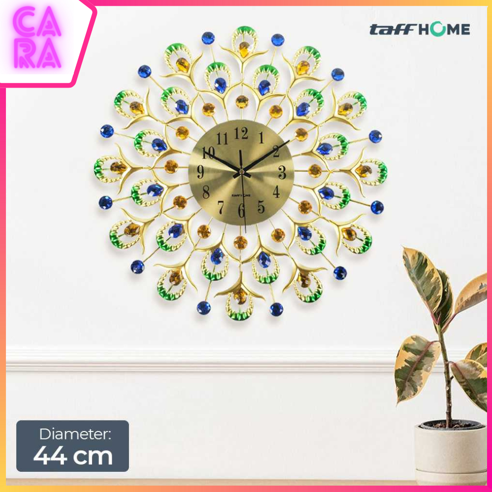 Jual Jam Dinding Quartz Elegan Luxury Peacock 44cm SF4 | Shopee Indonesia
