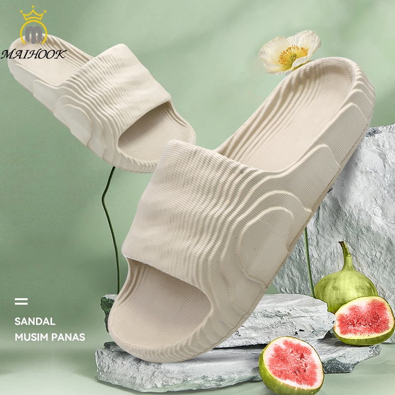 Jual MAIHOOK Sandal Pria Wanita Slide Sandal Casual Kekinian Terbaru ...