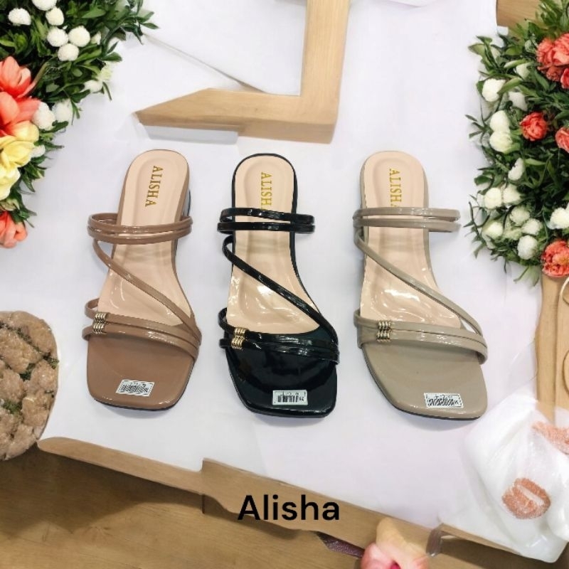Jual ALISHA - Sendal Wanita Block Heels 3 cm | Shopee Indonesia