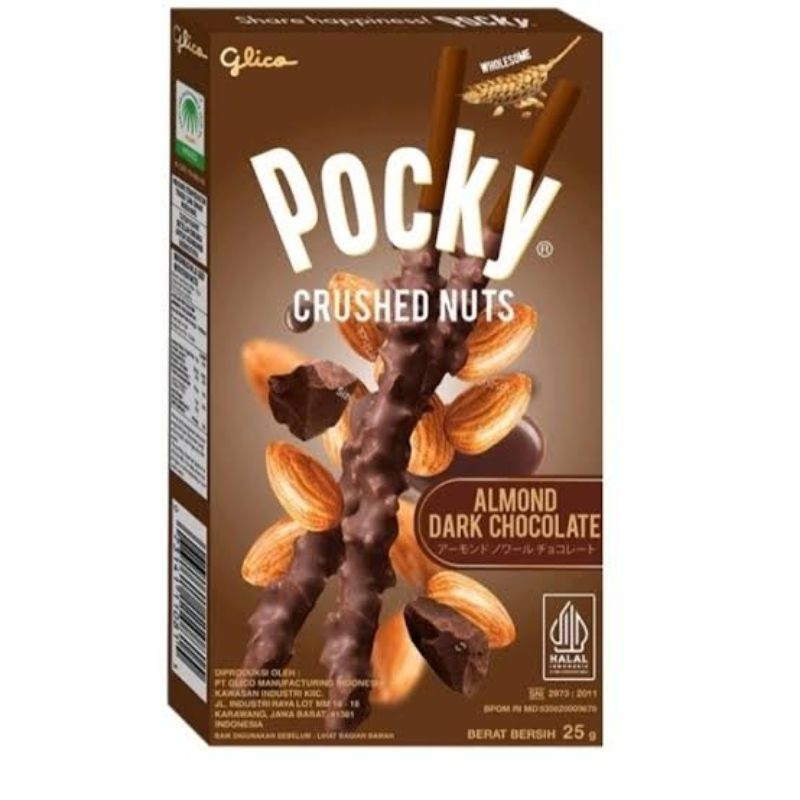 Jual Pocky Crushed Nuts Almonds 25gr (Expired 2025) | Shopee Indonesia