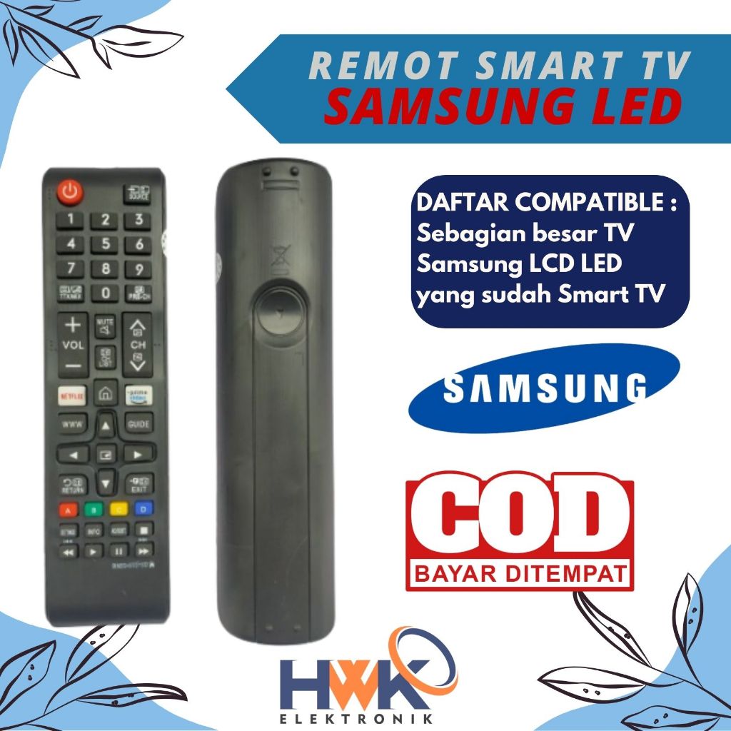 Jual Remote SMART TV Samsung LCD LED BN59-01315D | Shopee Indonesia