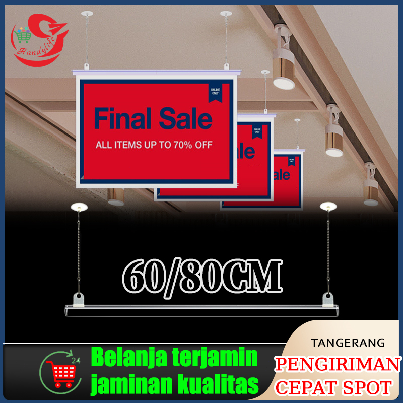 Jual 60/80cm Hanging Banner/Hanging Stand/Hanging banner/alat gantung ...