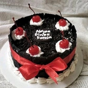 Jual BIRTHDAY CAKE TART KUE ULTAH TOPPING STOWBERRY COKLAT / SIMPLE ...