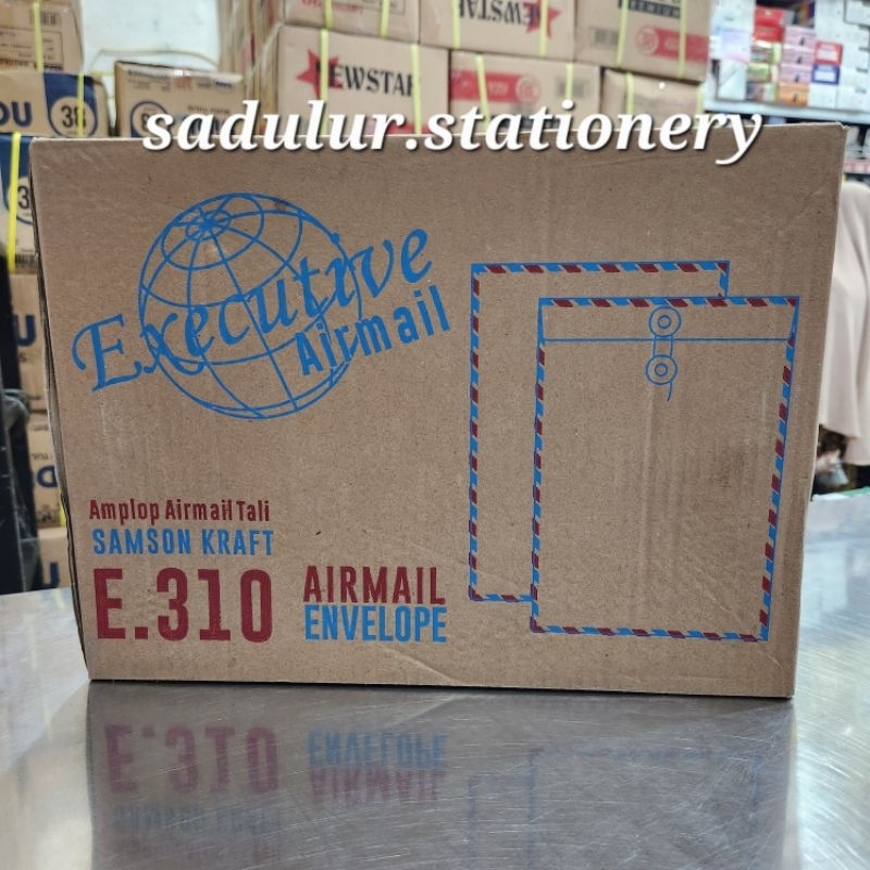 Jual Amplop Tali Airmail 310 Executive / Amplop Coklat Airmail 310 ...