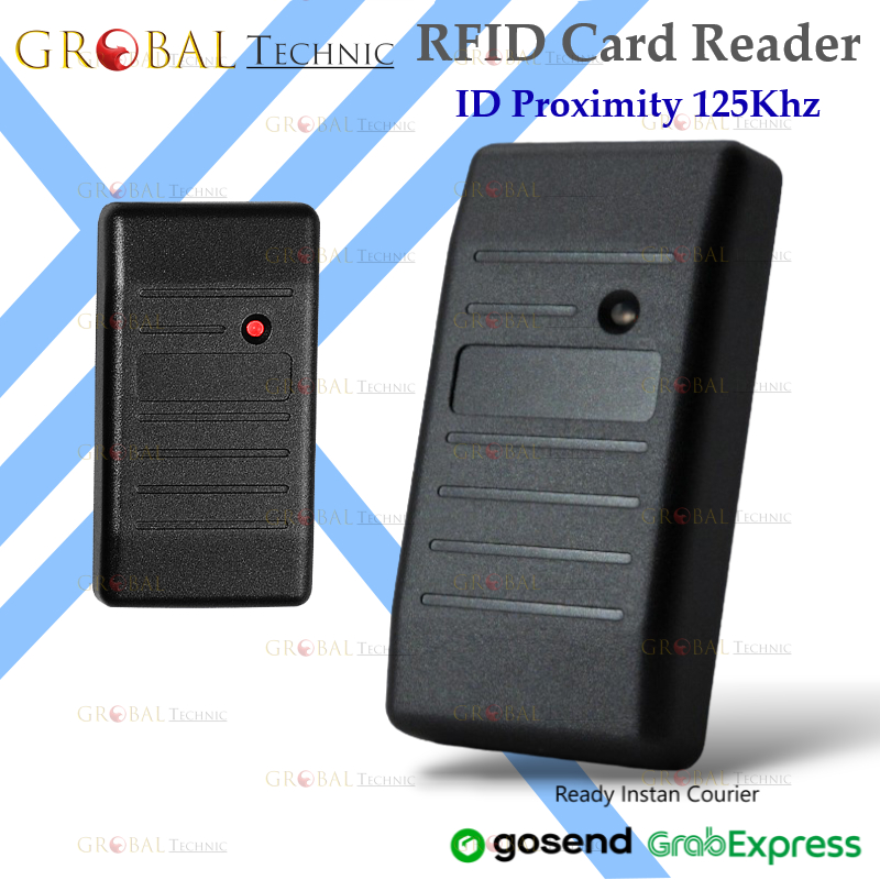Jual RFID Card Reader Wiegand 26 Bit Or 34 Bit ID Proximity 125Khz LED Indicator Card Reader ...