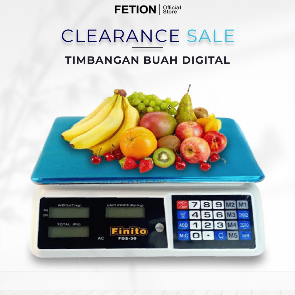 Jual CUCI GUDANG Timbangan Buah Digital Max 40 Kg Digital Computing ...
