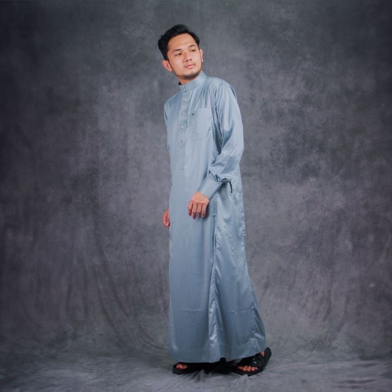 Jual Dalwa Official | Gamis Muslim Dewasa Terbaru Motif Alharomain Cuff ...