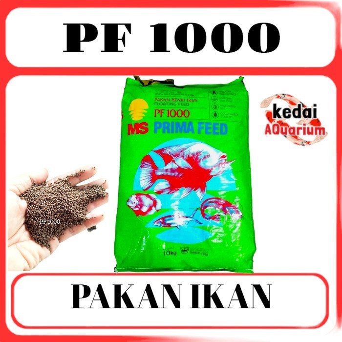 Jual Prime Feed 1000 10Kg / PF 1000 10 Kg Pelet Pakan Ikan ( EKSPEDISI) | Shopee Indonesia
