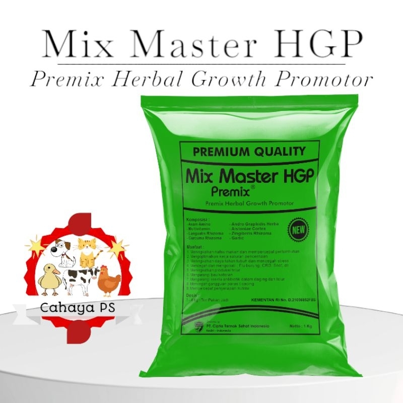 Jual Mix Master HGP | Premix Herbal untuk Unggas | Shopee Indonesia