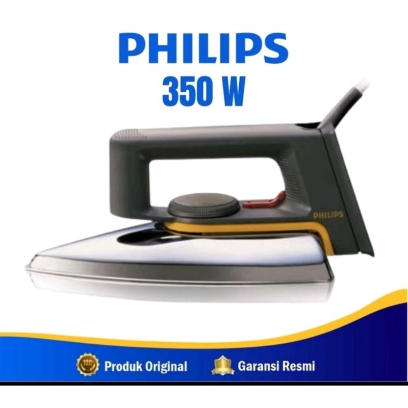 Jual PHILIPS Setrika Kering Classic HD 1172/99 Hitam, Tapak Anti ...