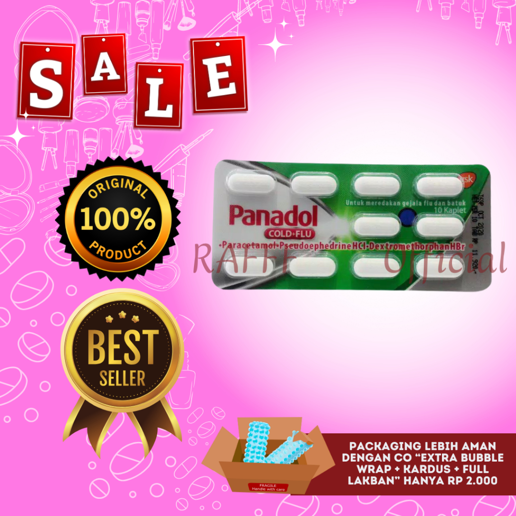 Jual PANADOL COLD & FLU (1 BLISTER ISI 10) | Shopee Indonesia