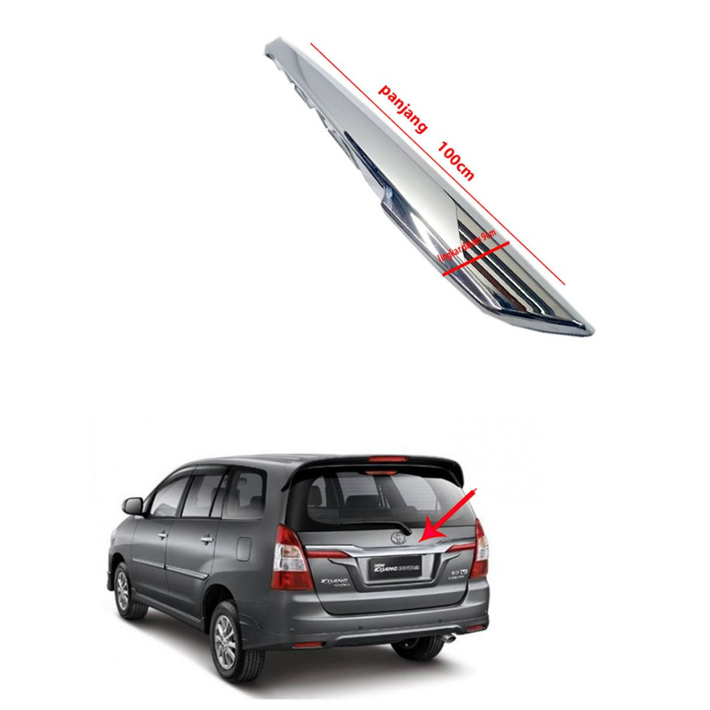 Jual trunklid list bagasi toyota kijang innova 2012-2015 trunk lin klid ...