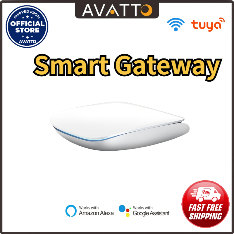Jual AVATTO Tuya Zigbee 3.0/Bluetooth Smart Gateway Hub Multi-model 2 in 1 Gateway Smart Home ...