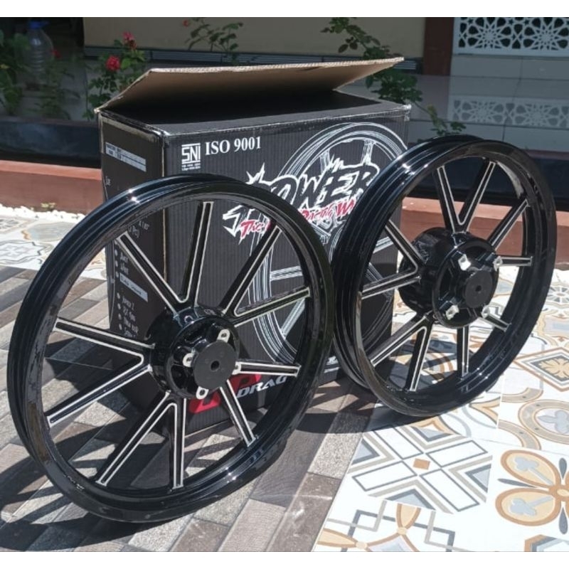 Jual velg racing ninja 150 r merk power type gp drag | Shopee Indonesia