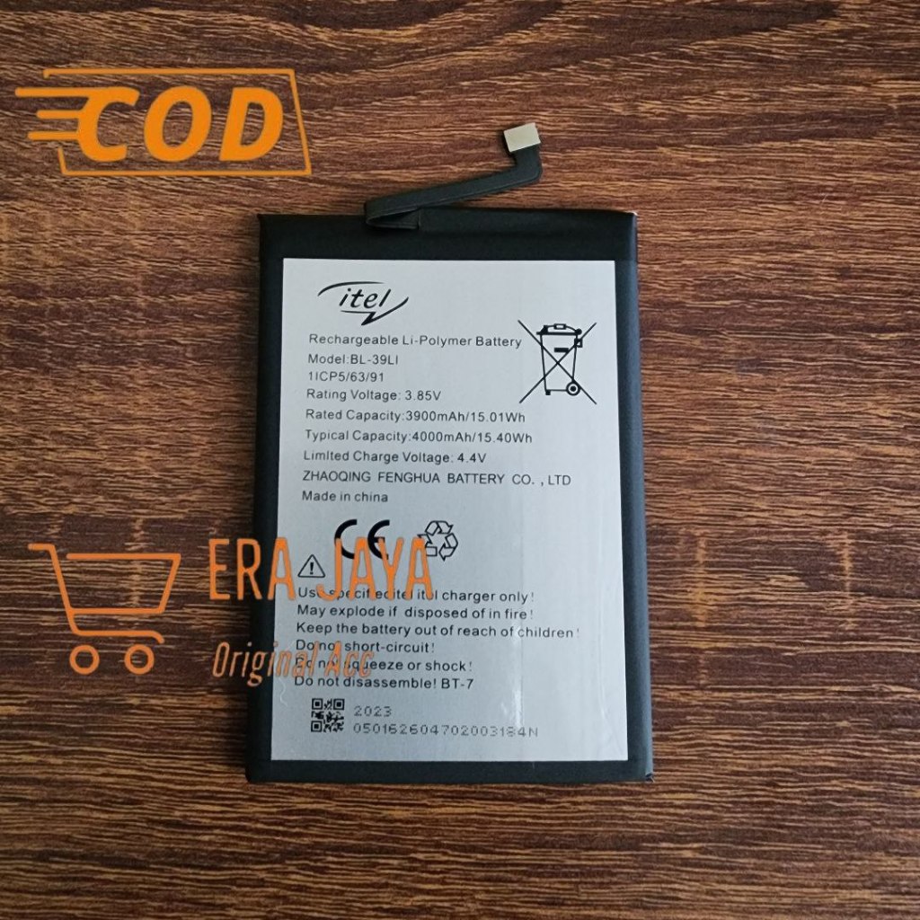 Jual Baterai Batre ITEL A57 W6004 / A56 Pro W6004 BL-39LI Original ...