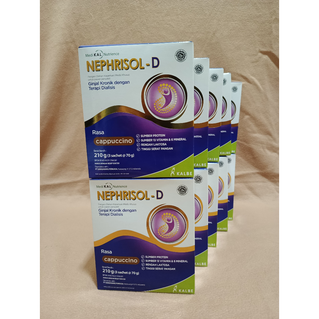 Jual Bundle Nephrisol D Vanilla Cappucino 10 box | Shopee Indonesia