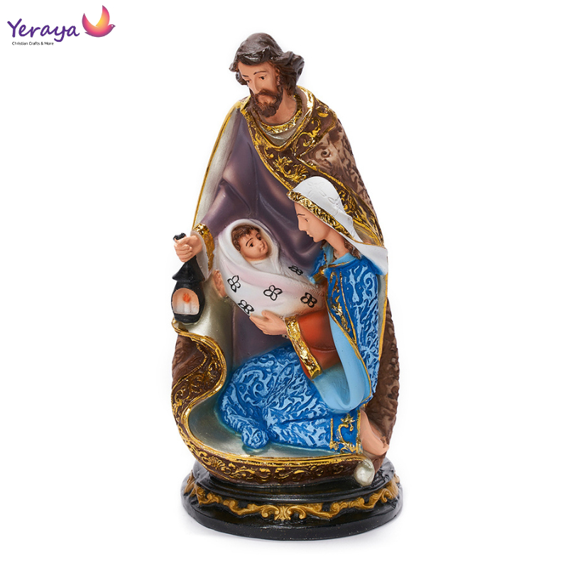 Jual Patung Rohani Katolik Keluarga Kudus Palungan Jubah Batik Biasa ...