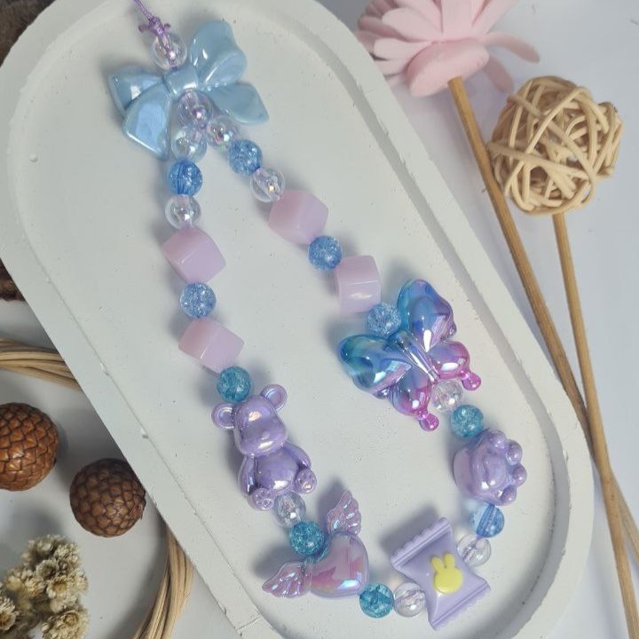 Jual Strap HP Ungu Gantungan HP Karakter Strap Handphone Luxury Premium ...