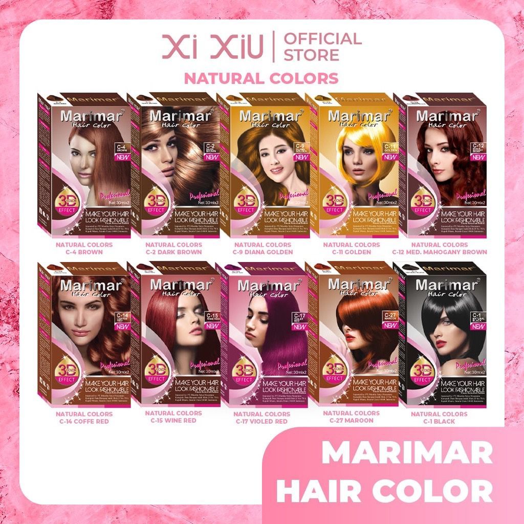 Jual MARIMAR Profesional Hair Color / Semir Pewarna Rambut / Marimar ...