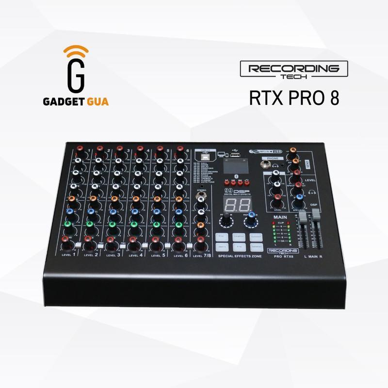 Jual AUDIO MIXER STEREO RECORDING TECH PRO RTX 8 PROFESSIONAL | Shopee ...