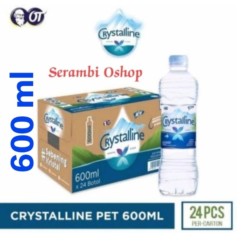Jual CRYSTALLINE 600 ml 1 DUS ISI 24 | Shopee Indonesia