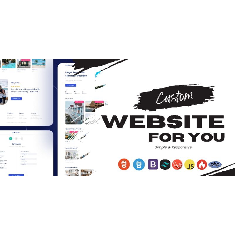 Jual Custom Web Design Web - Landing Page Website Portfolio Web ...