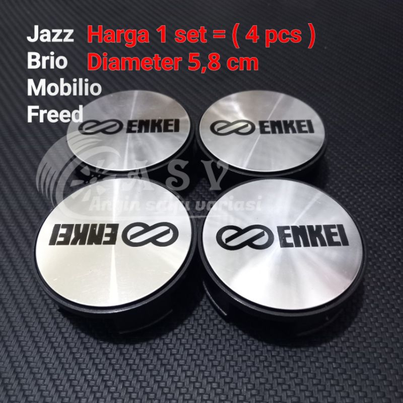 Jual dop roda tutup velg variasi enkei polis honda jazz brio mobilio ...