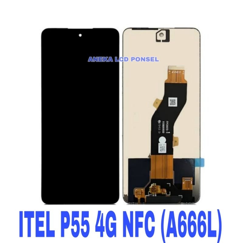Jual LCD+TOUCHSCREEN ITEL P55 4G NFC (A666L) FULLSET | Shopee Indonesia