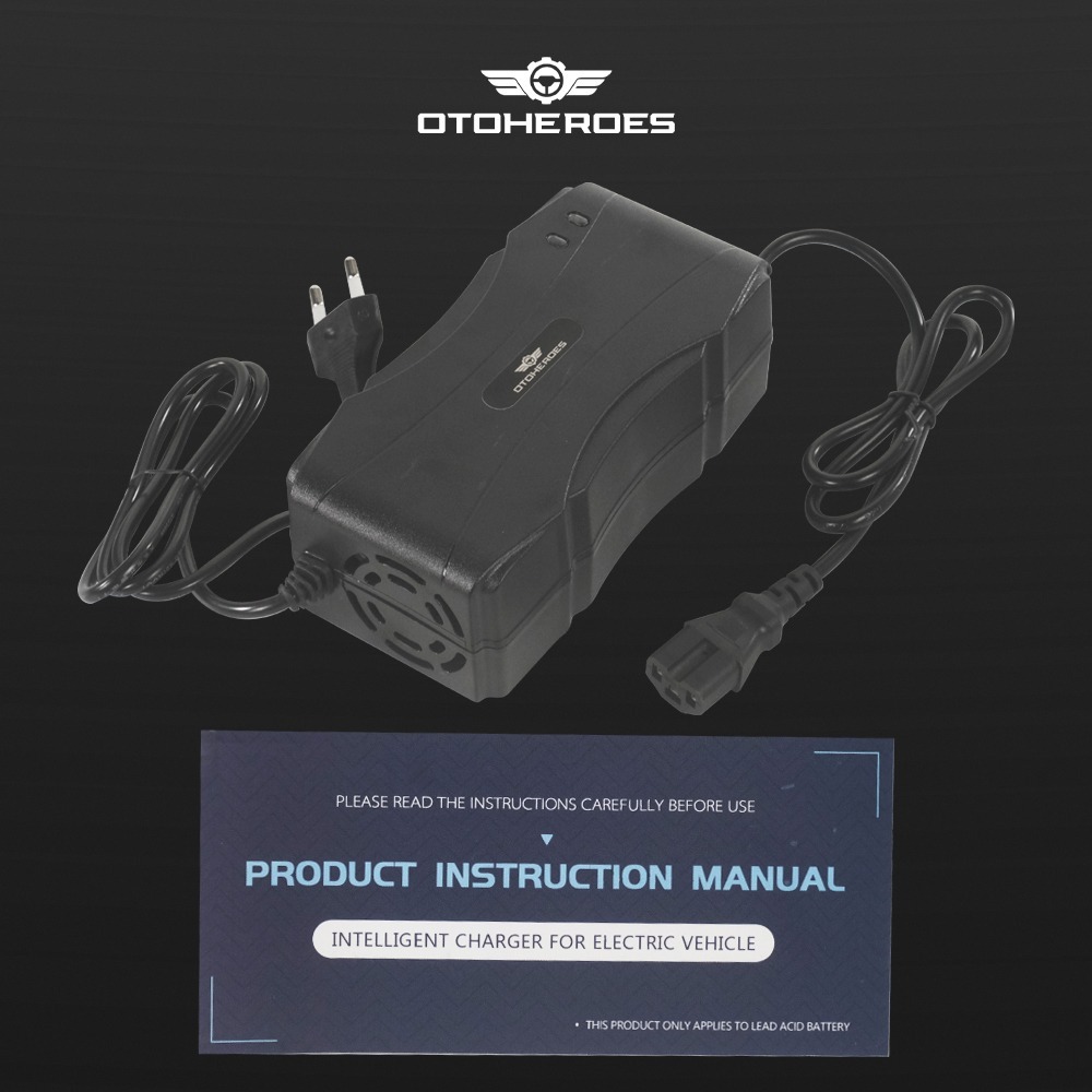 Jual Adaptor Charger Sepeda Listrik Motor Skuter 48V 12Ah Goda Uwingly Pacific Viar Selis ...