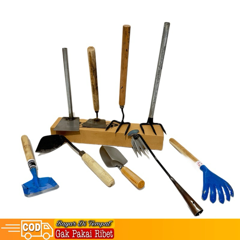 Jual Alat berkebun Garden Tools Peralatan Taman Cangkul mini garuk ...