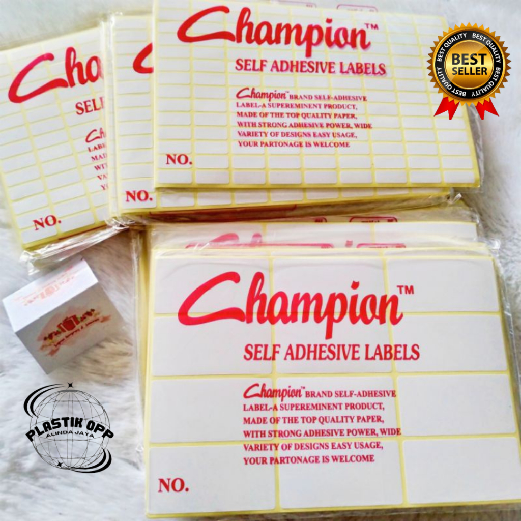 Jual Label Harga Champion No.103 / Label undangan / Tempelan harga ...