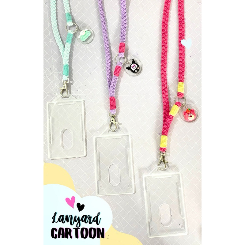 Jual Lanyard Tali ID Card Tanda Pengenal Lotso Kuromi Cinnamon Roll ...