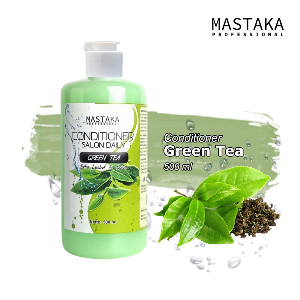 Jual MASTAKA Conditioner Salon Daily GREEN TEA 500 ml | Shopee Indonesia