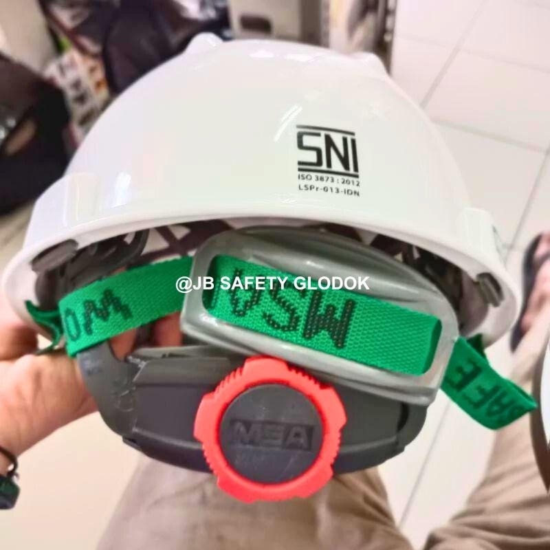 Jual HELM SAFETY MSA V GARD STANDARD SNI LENGKAP ORIGINAL WARNA PUTIH ...