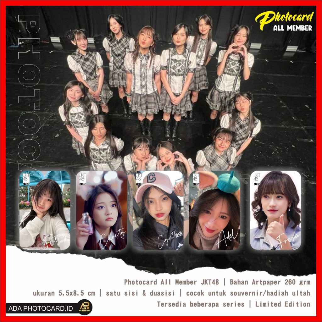 Jual Photocard ALL MEMBER JKT48 VARIAN II isi 50 dan 100 Pcs Murah satusisi dan duasisi (Bonus ...