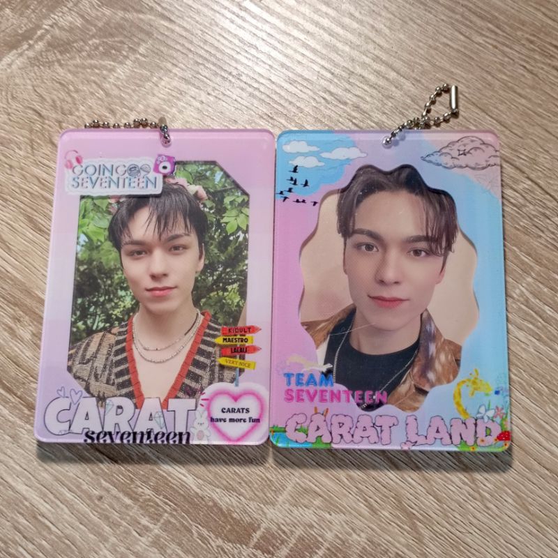 Jual [PO] ACRYLIC PHOTOCARD HOLDER GOING SEVENTEEN CARATLAND | Shopee ...