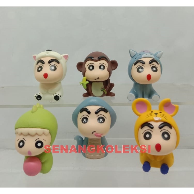 Jual Figure Shinchan Shin Chan Animal Cosplay/Miniatur Pajangan Topper ...