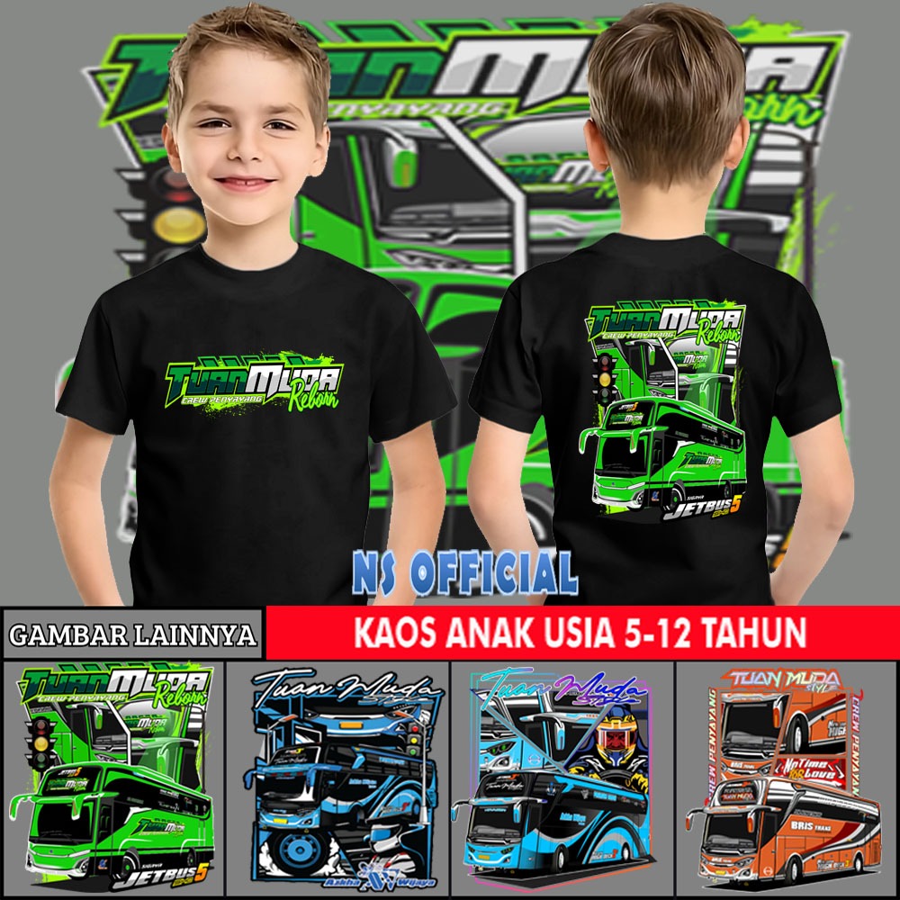 Jual Kaos Bus Anak Laki Laki Baju Bus Tuan Muda Usia 4-11 Tahun Terbaru | Shopee Indonesia