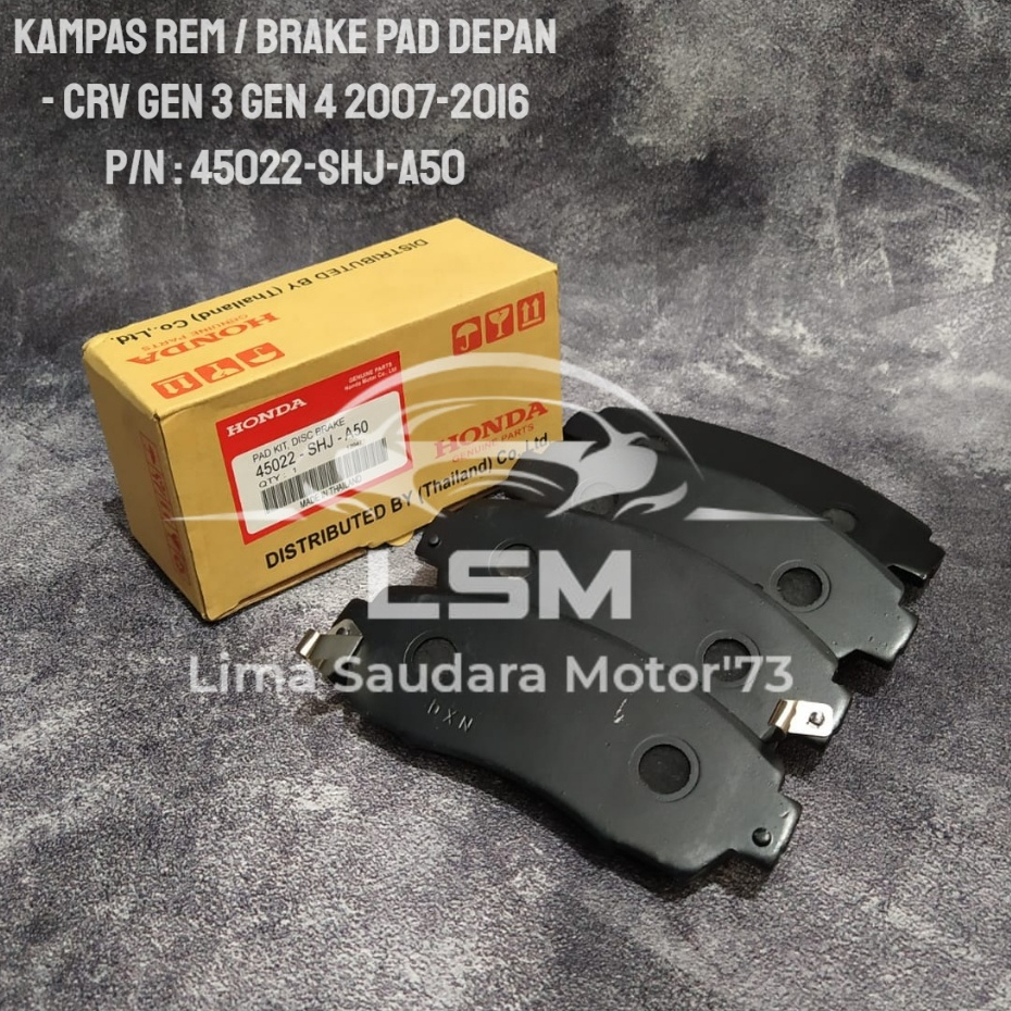 Jual Kampas Rem Depan Brake Pad Honda Crv Gen 3 Gen 4 CRV Gen3 Gen4 2007-2016 | Shopee Indonesia