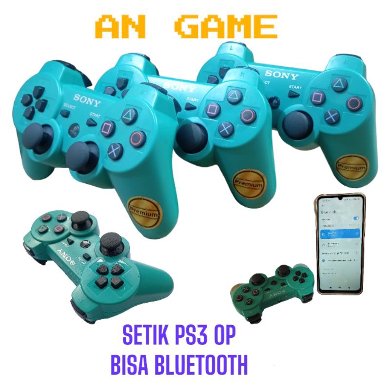 Jual STIK PS3 OP PREMIUM WARNA TOSCA/STICK PS3 OP WARNA TOSCA/STICK PS3 CONEK ANDROID/PC ...