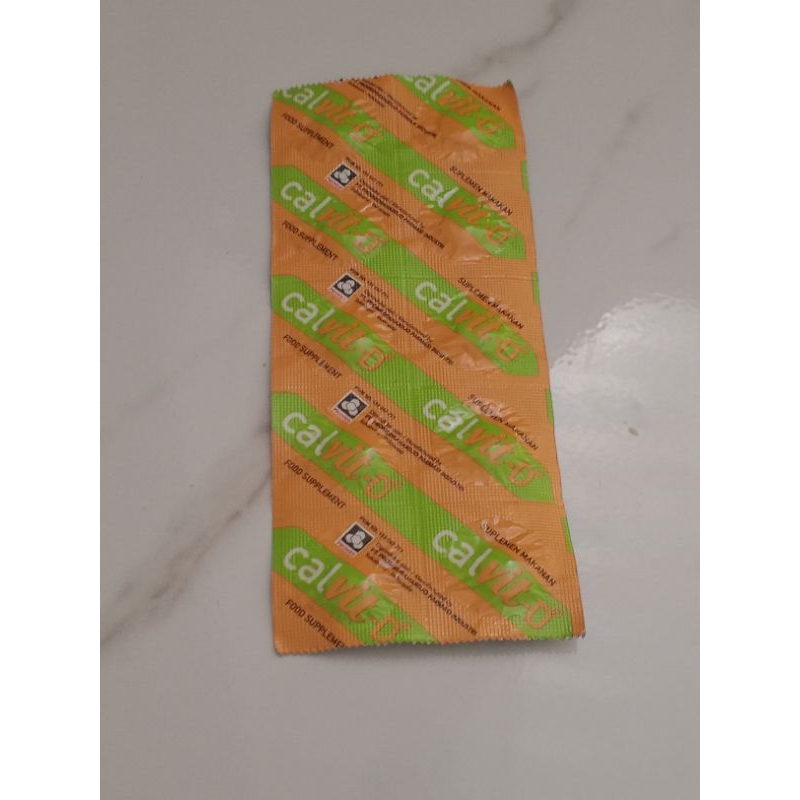 Jual calvit d multivitamin strip 10 tablet | Shopee Indonesia