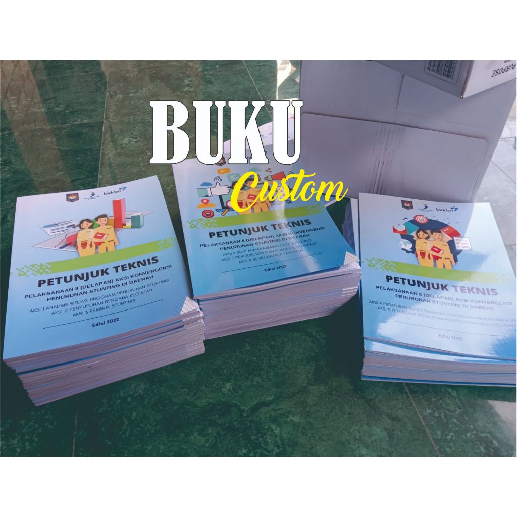 Jual CETAK BUKU/ BUKU/ JASA PRINT BUKU/ BUKU CUSTOM/ JILID BUKU / BUKU ...