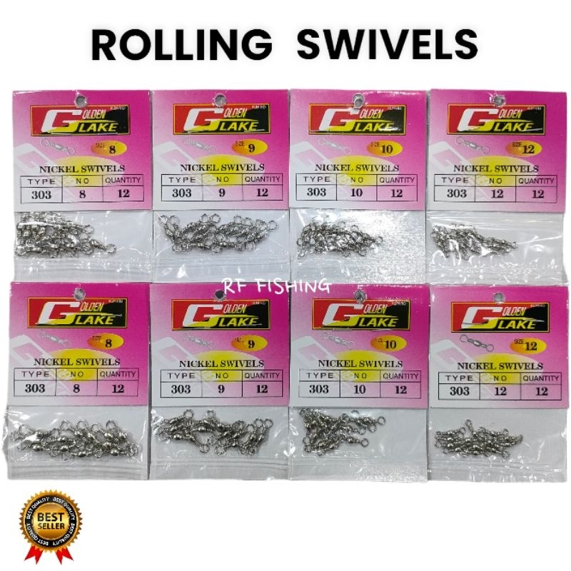 Jual Rolling Swivel Golden Lake / Kili Kili Pancing / Swivel Pancing ...