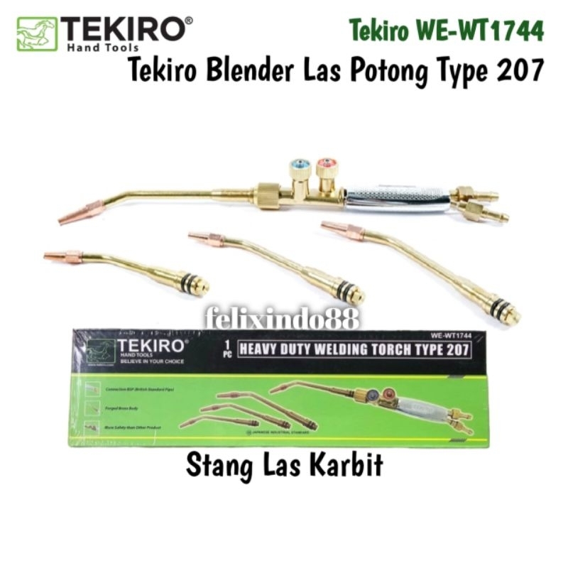 Jual Tekiro Blender Las Type 207 Heavy Duty Welding Torch Original WE ...