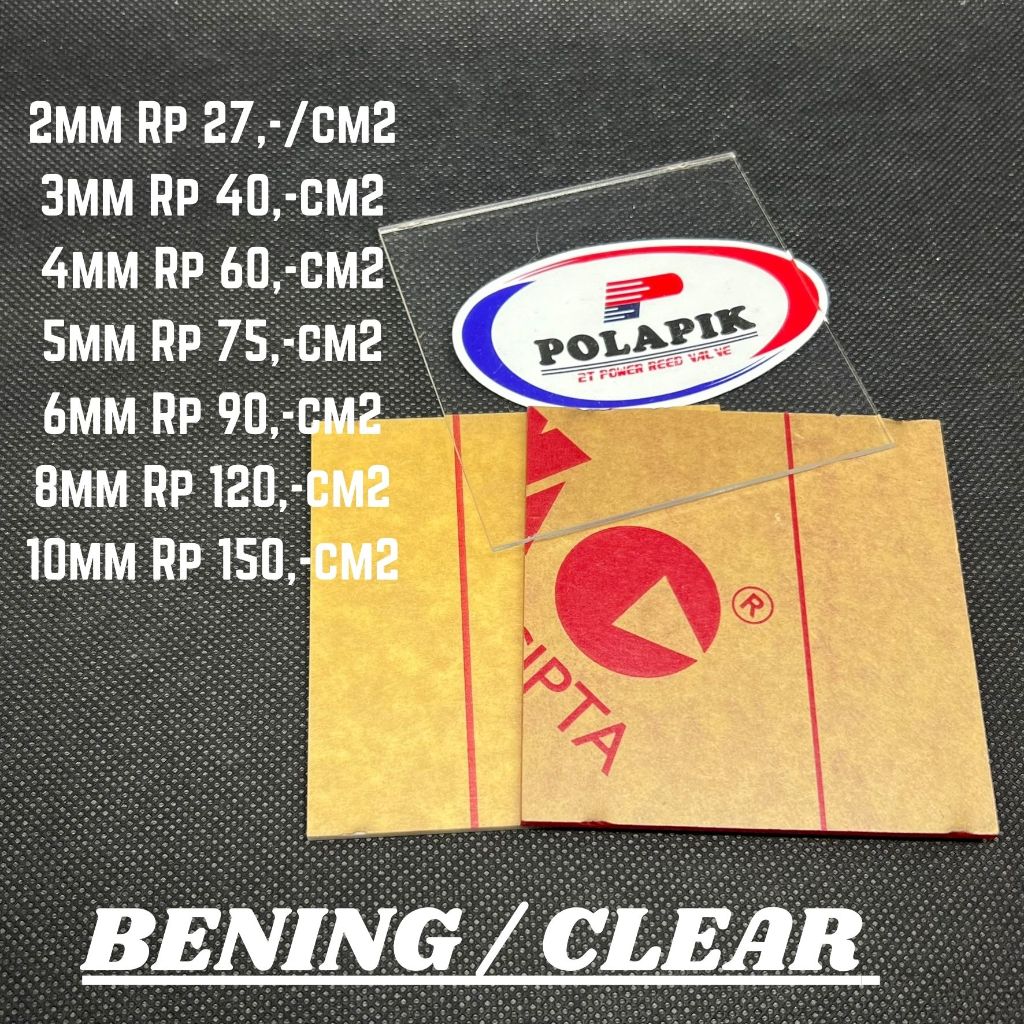 Jual Laser cuting Akrilik lembaran bening Jasa laser Akrilik bening Costum BENING Acrylic costum ...
