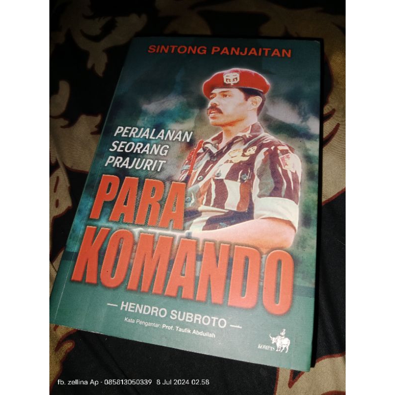Jual Sejarah, SINTONG PANJAITAN - PARA KOMANDO, Hendro Subroto | Shopee ...